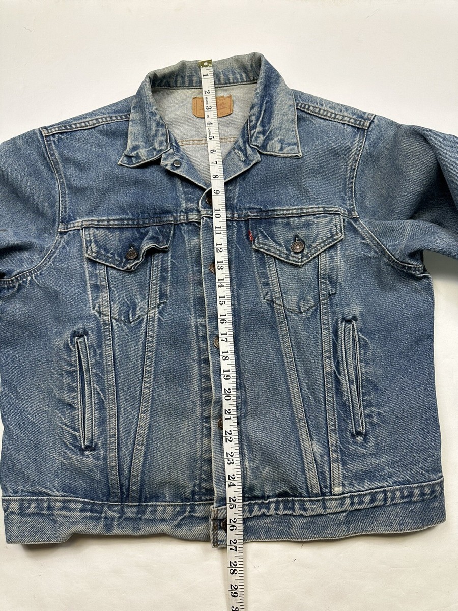 VINTAGE 1980'S LEVIS LEVI'S JACKET # 71506 0216 size 48 VINTAGE 1980'S LEVIS LEVI'S JACKET # 71506 0216 size 48