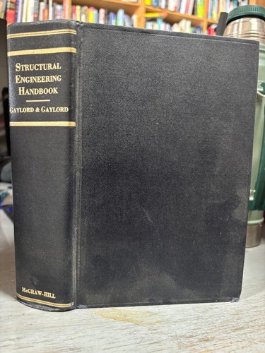 Structural Engineering Handbook Hardcover Gaylord & Gaylord VTG | eBay