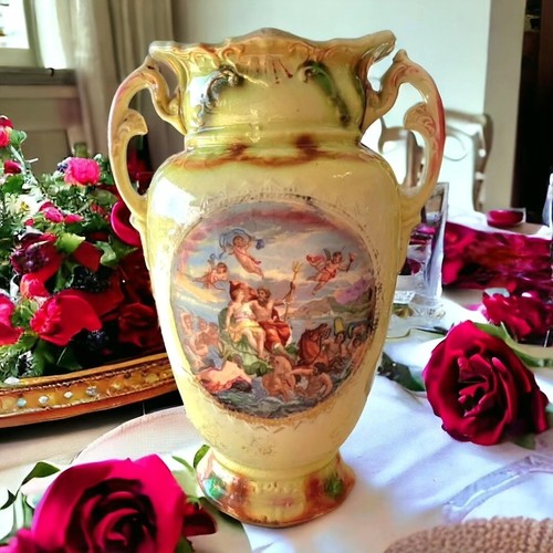 Strasburg Ware Porcelain Antique Vase with Exquisite Roman Cameo | eBay UK