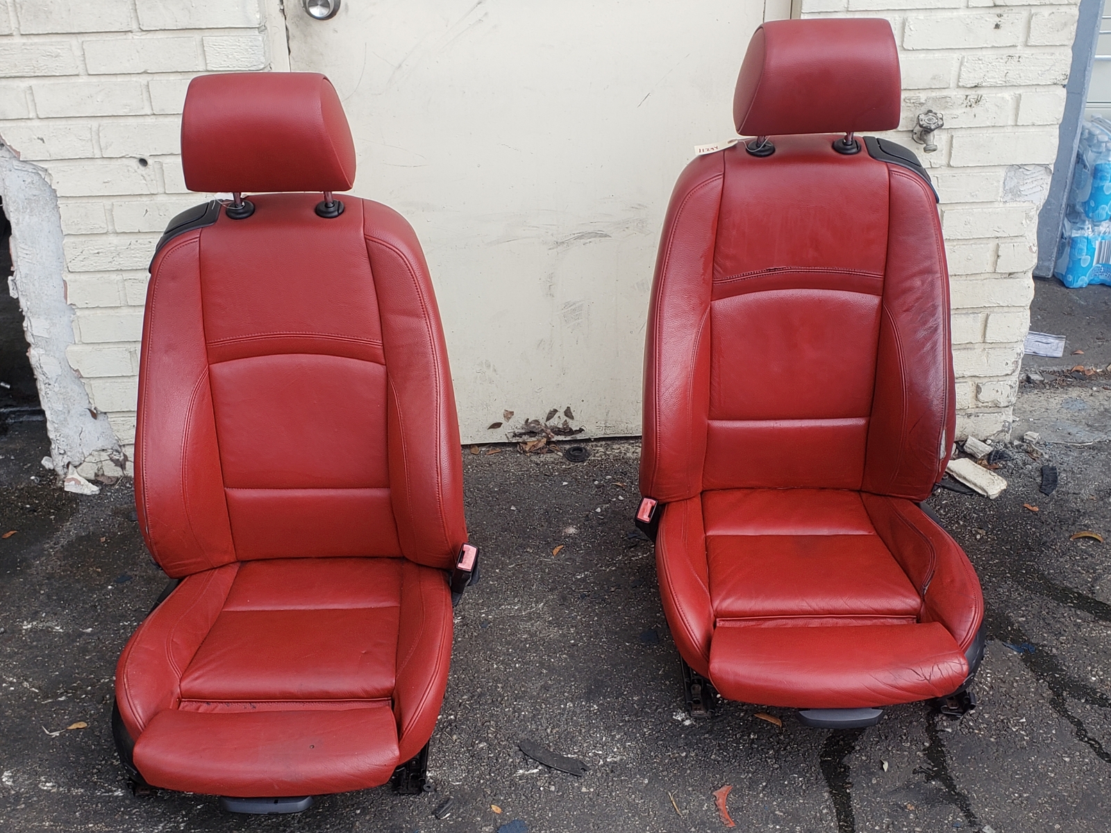 BMW E92 Series Seats Front Red Sports NOTE | eBay
