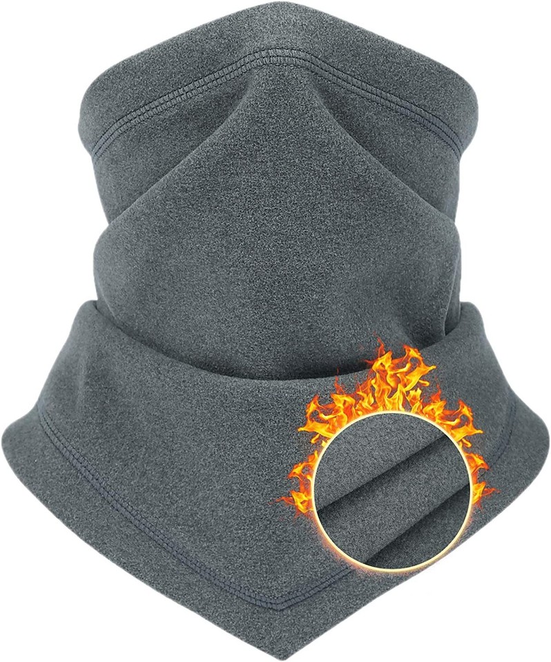 Balaclavas Fleece Neck Warmer Gaiter Winter Windproof Ski Warm Face ...