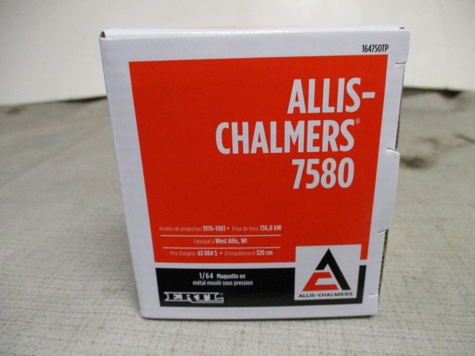 2024 Ertl Allis Chalmers 7580 Toy Set with Semi & Trailer, 1/64 Scale ...