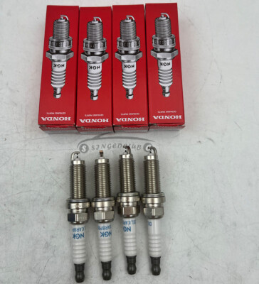 OEM 4Pcs 12290-6A0-A01 Spark Plug DILKAR8P8SY Fits For Honda Civic CR-V ...