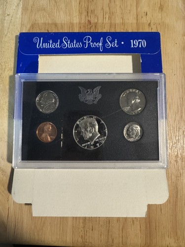 1970 Proof Set with Small Date Cent U.S Mint Government Packaging | eBay