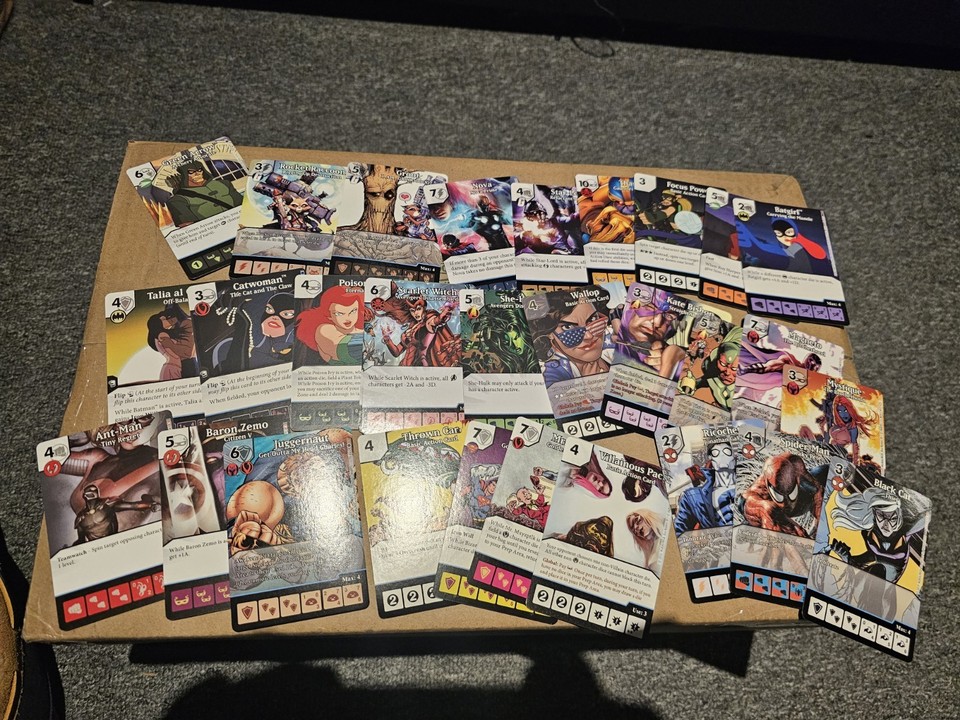 MARVEL DICE MASTERS - Lot of 90 Promo Cards - No Doubles Op Kit NEW | eBay