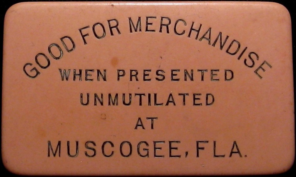 Muscogee Florida Lumber Scrip Good For Token Southern States Lumber 5 ...