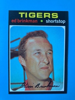 1971 topps baseball #389 Ed Brinkman Detroit Tigers EX/NM+ | eBay