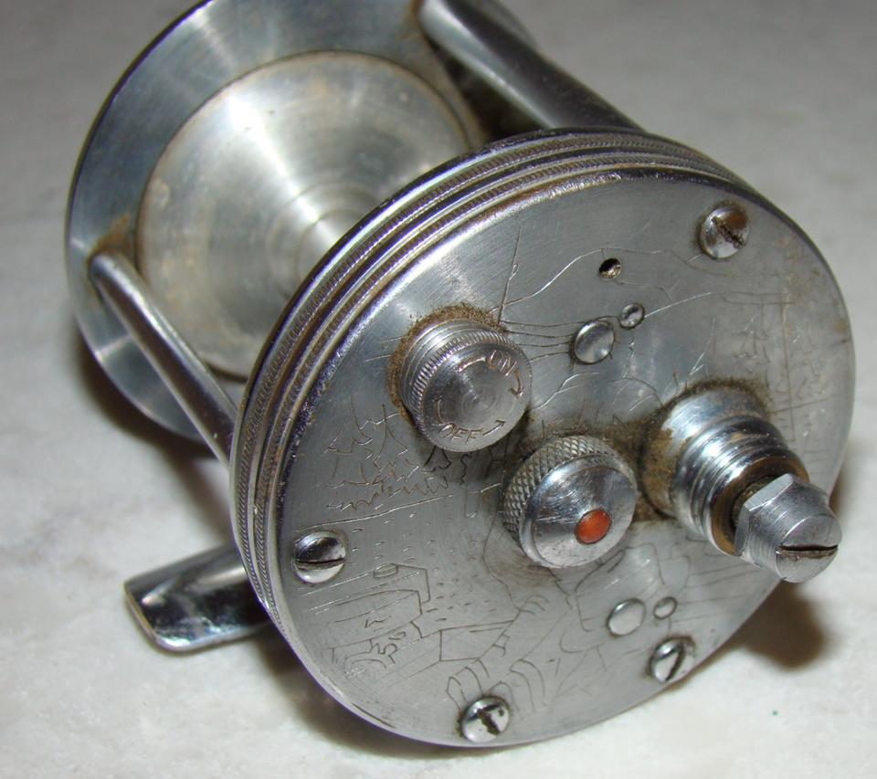 Vintage Brooklure No. 20 Engraved Bait Casting Fishing Reel | eBay