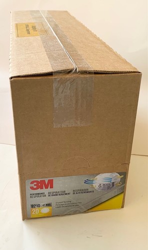 1 Case 80 3M 8210 N95 Particulate Respirator Dust Mask Disposable USE ...