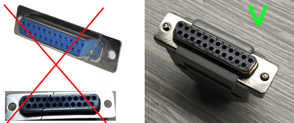 Amiga A500,A600, A1200, DB23 to VGA cable for monitor or scaler OSSC or ...