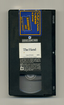 THE HAND; VHS 1981 Oliver Stone (NO SLIP COVER) 85391201632| eBay
