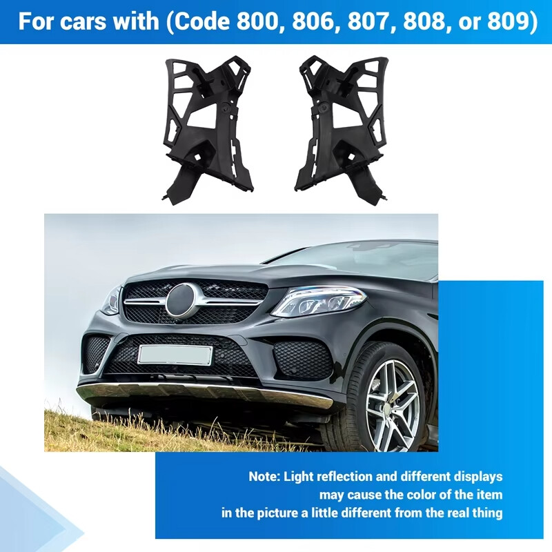 Front Bumper Headlight Frame For Mercedes Benz GLE-Class 2926200200 ...