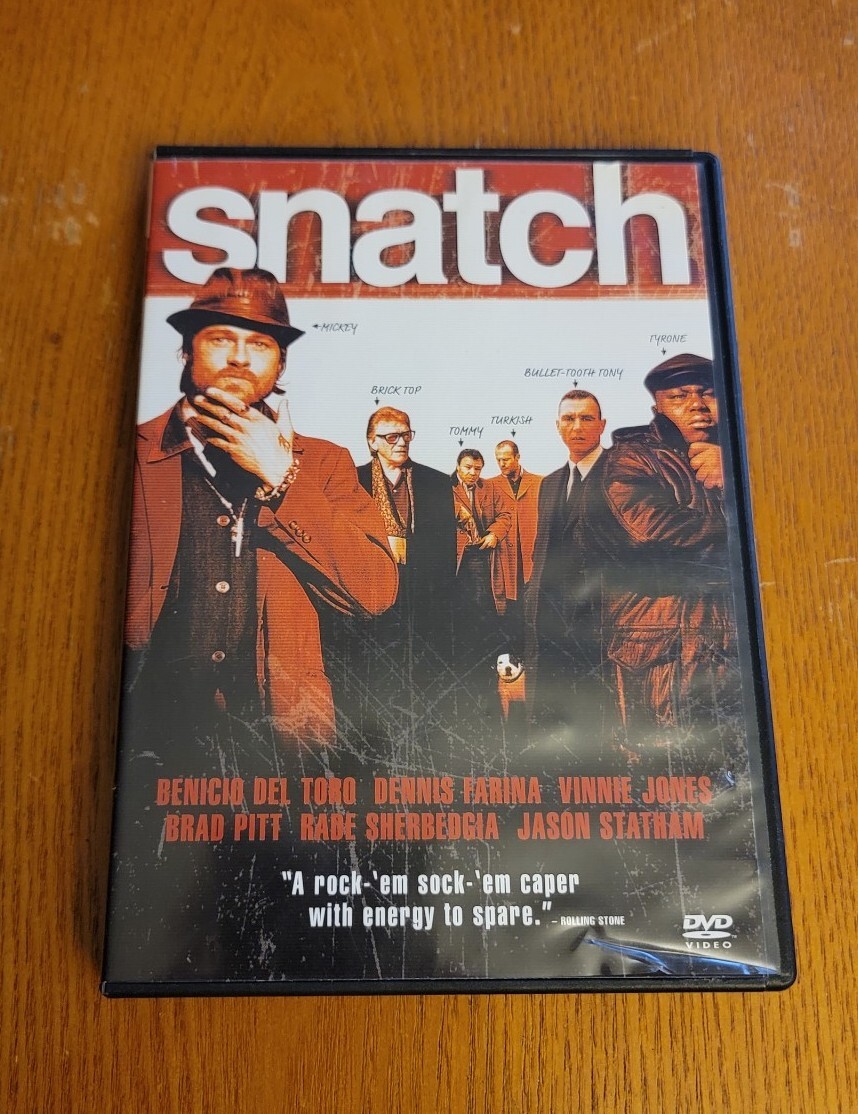 Snatch 2000 Poster SNATCH, BRAD PITT,JASON STATHAM, RARE 2000 PROMO