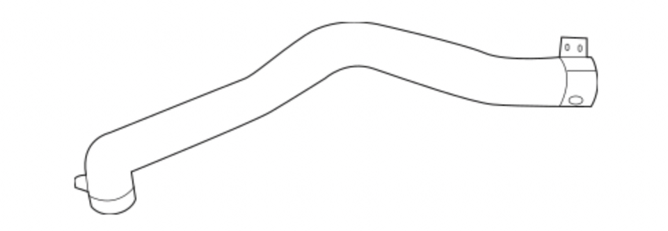 Quality Breather Hose 32222162 for 15-16 Volvo XC70/ 15-17 XC60/ 15-18 ...