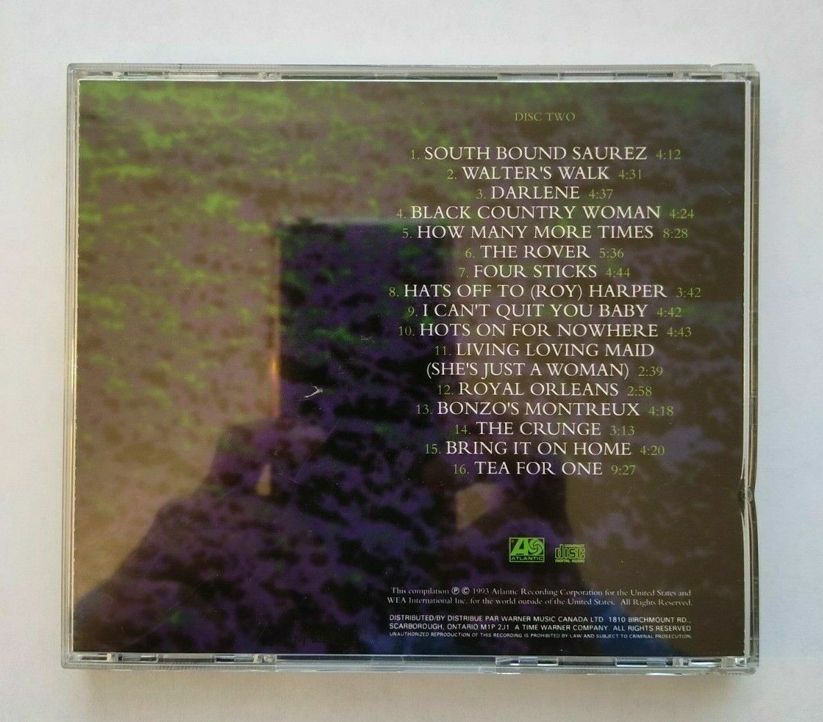 Led Zeppelin [Box Set 2] by Led Zeppelin (CD, Sep-1993, 2 Discs ...