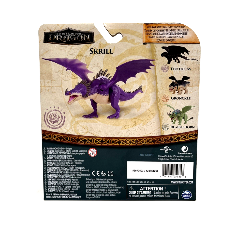 Dreamworks Dragons Skrill How To Train Your Dragon Live Action HTTYD | eBay