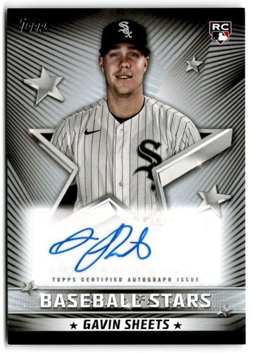 2022 Topps Baseball Stars Autographs Black Gavin Sheets Auto 096/199 ...