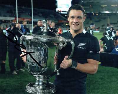Dan CARTER Signed Autograph 10x8 Photo G +RD COA RUGBY All Blacks New ...
