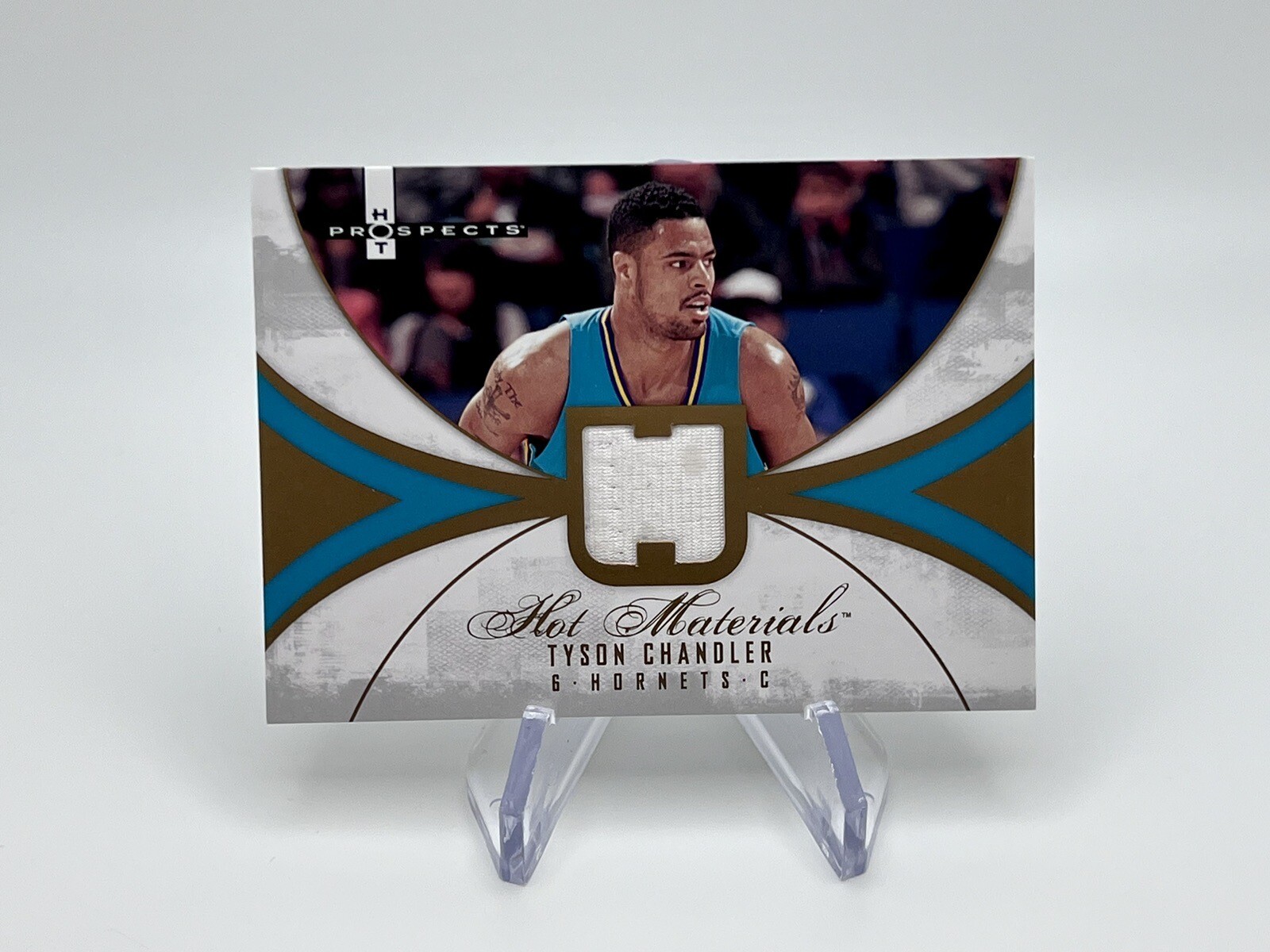 2007-08 Fleer Hot Prospects Hot Materials Tyson Chandler Rookie RC ...