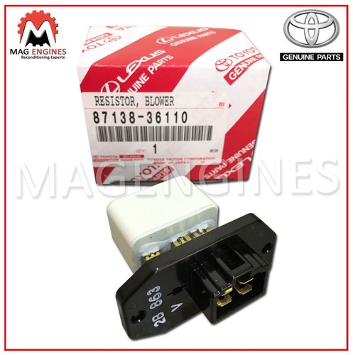 87138-36110 GENUINE OEM RESISTOR, HEATER BLOWER 8713836110 | eBay