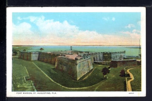 Postcard - St Augustine Florida - Fort Marion | eBay