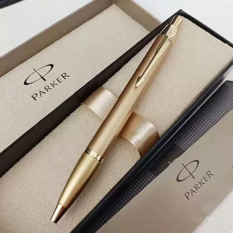 Parker IM Series Golden Color With 0.5mm Fine Ballpoint Pen Black Ink ...