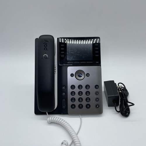 Poly Edge E350 IP Desk Business 3.5" Color LCD 8-Line Phone (2200-87010 ...