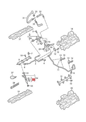 Genuine AUDI VW A6 Avant S6 quattro A6L Repair Kit For Valve Unit ...