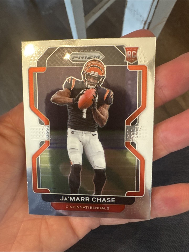 2021 Jamar Chase Silver Prizm Rookie Card #337 Cincinnati Bengals | eBay