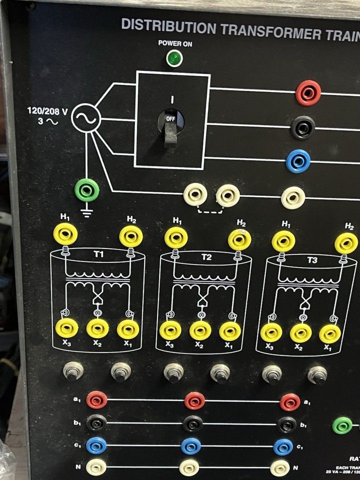 Lab Volt Distribution Transformer Trainer model 8361-00 used In ...
