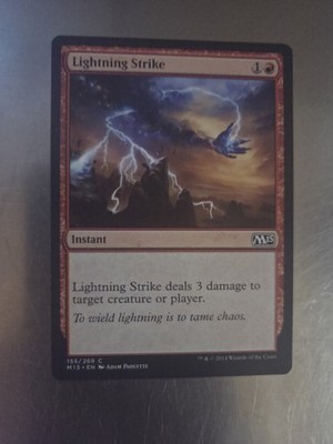Lightning Strike Core Set 2015 (M15) Regular Magic The Gathering 155/ ...
