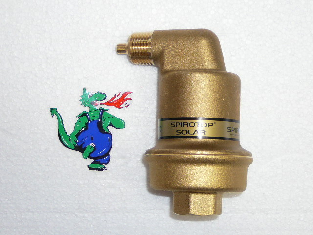 Solar Schnellentlüfter Spirotop 1/2" Luft autom. Entlüfter Spirotech ...