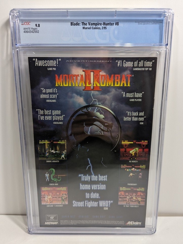 Blade: The Vampire Hunter #8 Morbius Frank Drake Deacon Frost Marvel ...