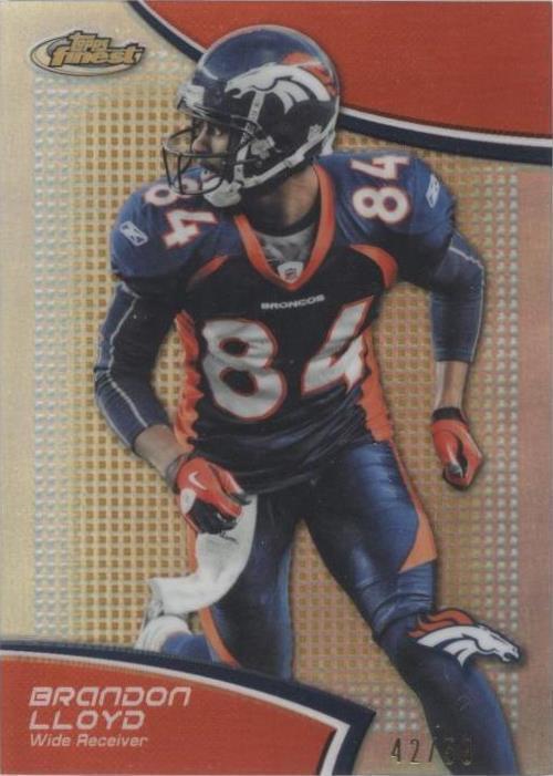 2011 Topps Finest - Brandon Lloyd #64 Gold Refractor /50 for sale ...