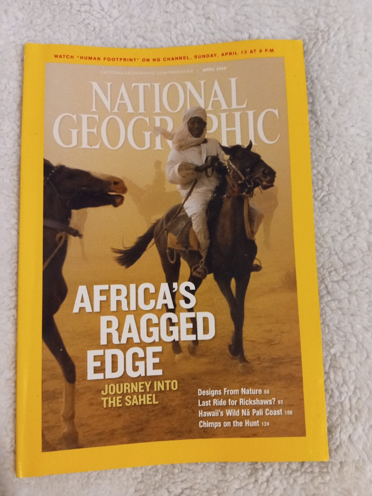 National Geographic - April, 2008 Africa's Ragged Edge Journey Into The ...
