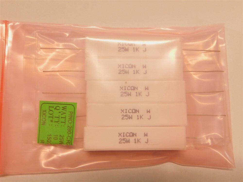 () Xicon 280-CR25-1.0K-RC 25W 5 Ceramic Power Resistor for sale online ...