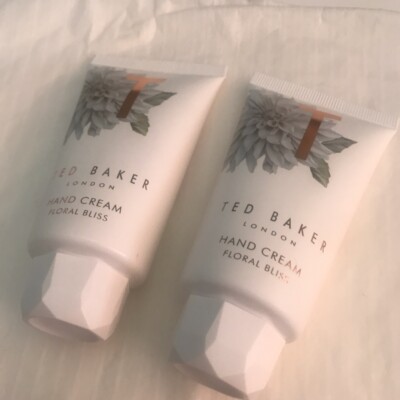 Ted Baker designer hand cream Floral bliss 🌸🤍 50ml each x2 | eBay UK