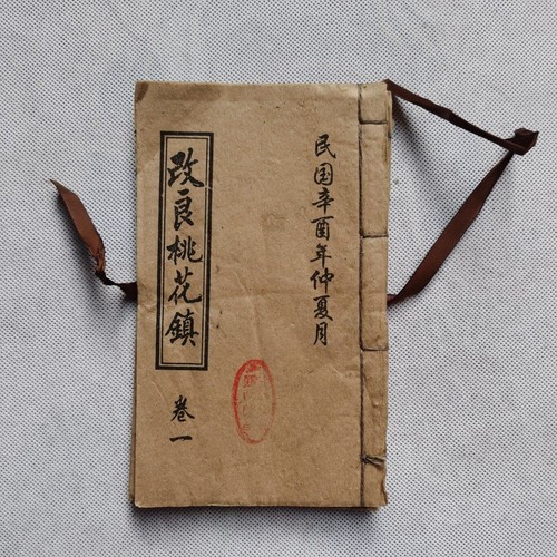 Antique Chinese Feng Shui Geomancy Thread-Bound Books - Tao Hua Zhen ...