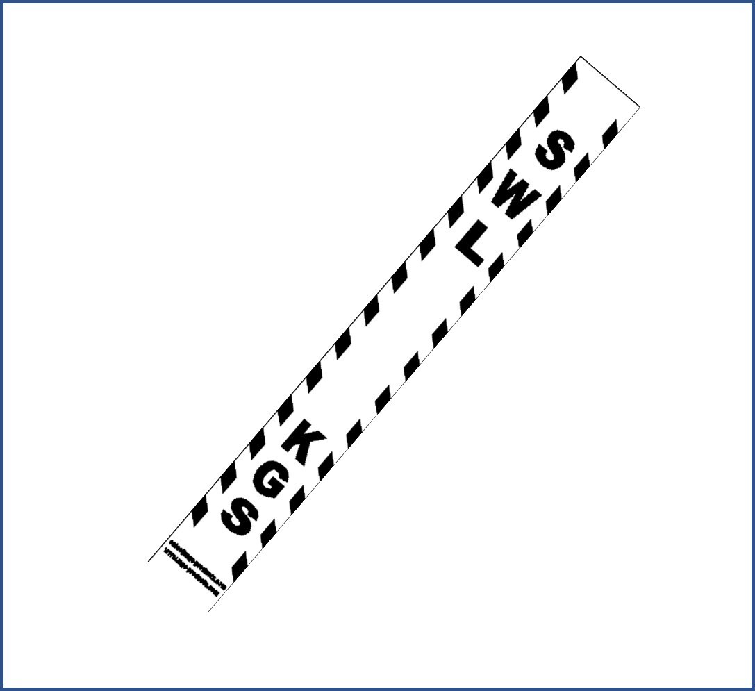 SWL (SAFE WORKING LOAD) UNIVERSAL NUMBER PACK STICKER SET VERTICAL KGS ...