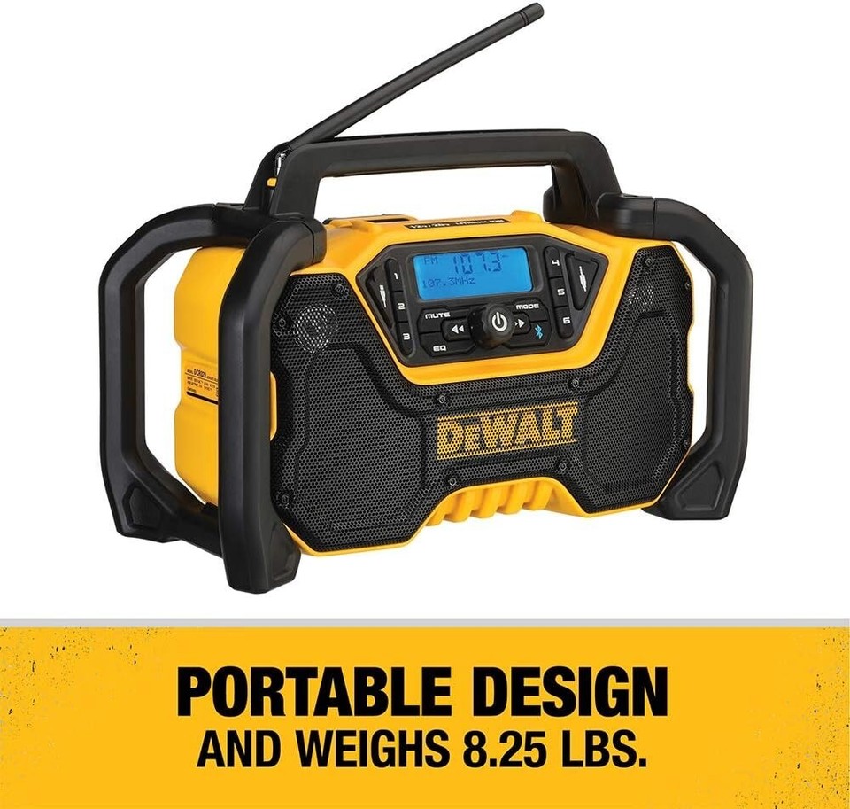 DEWALT DCR028B 20V MAX Compact Cordless Bluetooth Radio (Tool Only) | eBay
