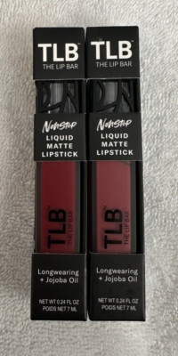 2 TLB The Lip Bar Nonstop Liquid Matte Lipstick Sealed-BAWSE LADY ...