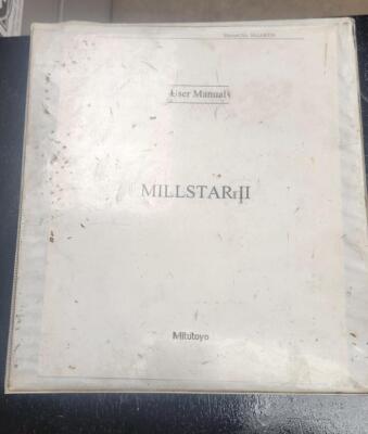 Mitutoyo Millstar II User Manual - GHA-137 | eBay