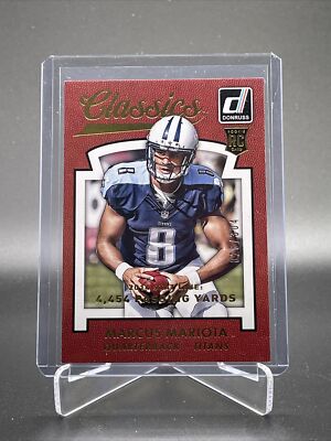 2015 Donruss Classics Stat Line #256 Marcus Mariota Titans Rookie 26/ ...