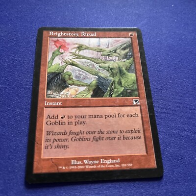 MTG Brightstone Ritual Onslaught 191/350 Regular Common | eBay
