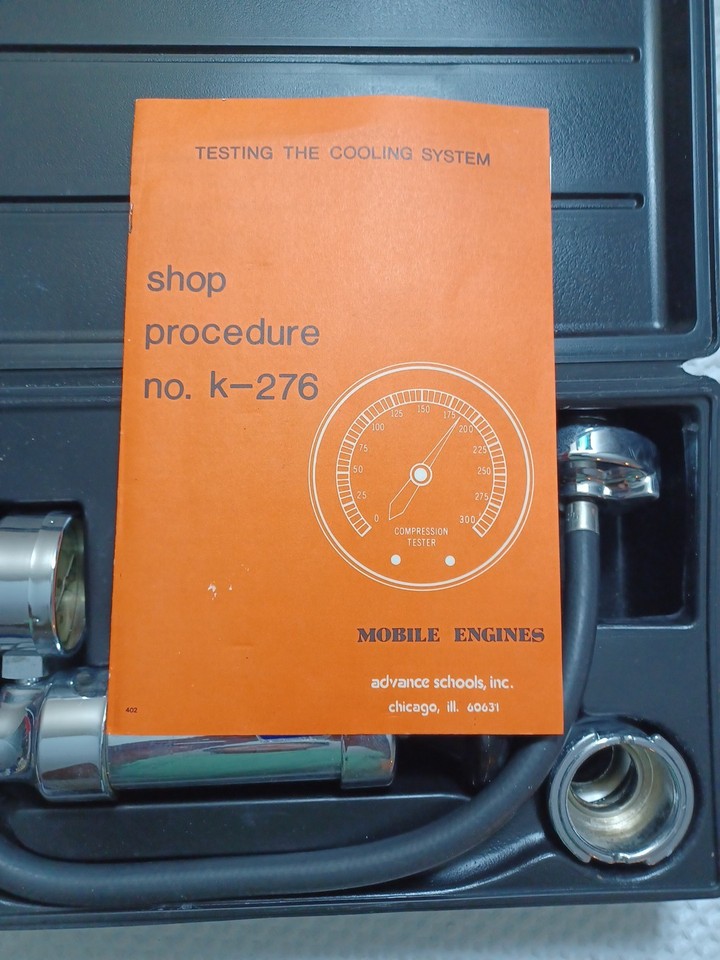 Stant Tools Cooling System Pressure Tester Diagnostics Pump Gauge ...