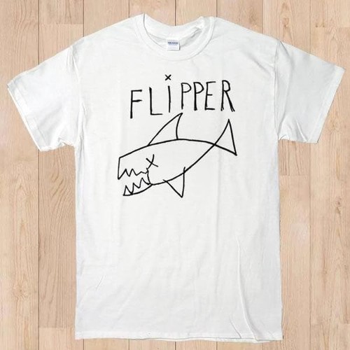NIRVANA Kurt Cobain Ed Sheeran Wearing FLIPPER T-Shirt White | eBay