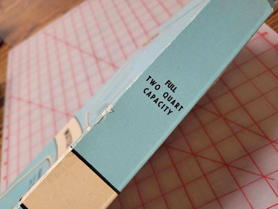 Vintage Davol #10 Comfy 2 Quart Hot Water Bottle 40's 50's Original Box ...