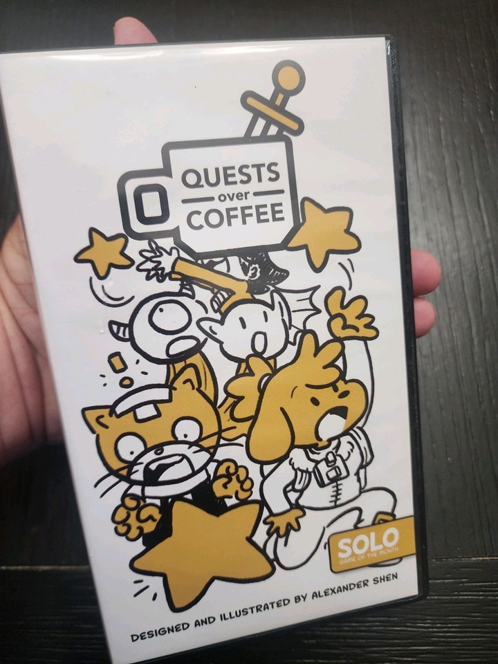 Best With 1 Card Games Quests Over Coffee Box New In Box!! 🔥 | eBay