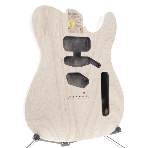 Telecaster Body Unfinished Raw Ash Ultra Style CNC Cut Tele Body 3lb ...