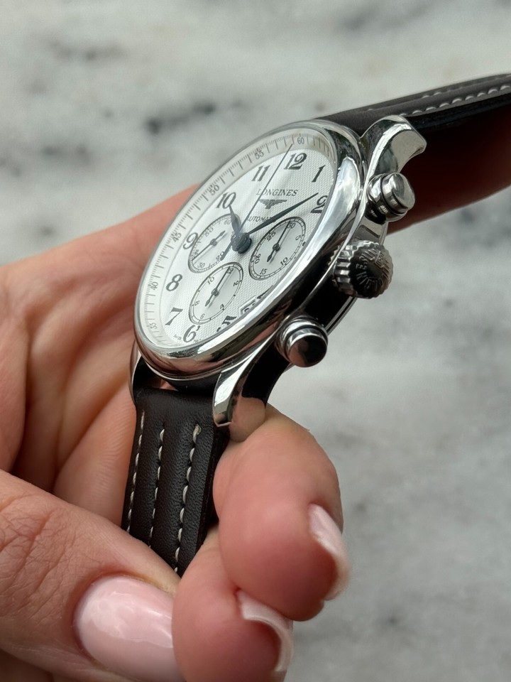 Longines Master Collection Watch Chronograph Automatic L696.2 Mens 44mm ...